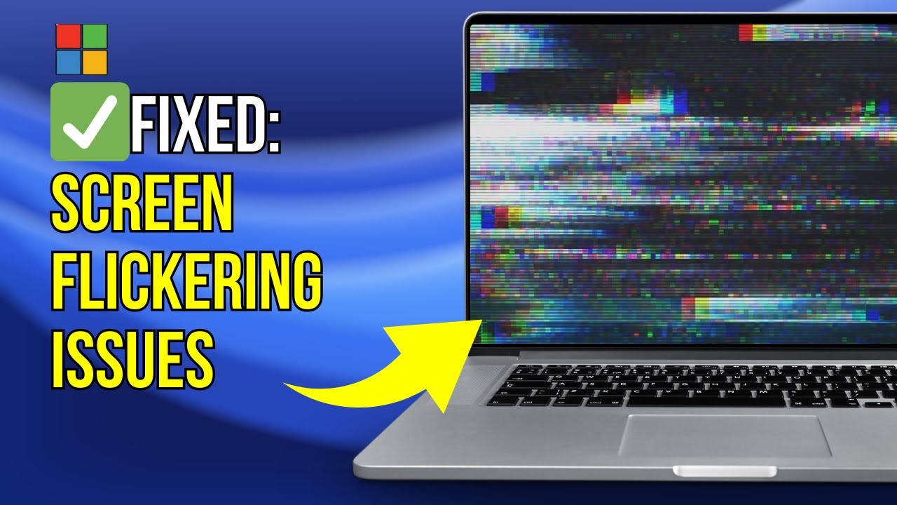 How to FIX Screen Flickering Problems on a Windows 11/10 PC - YouTube