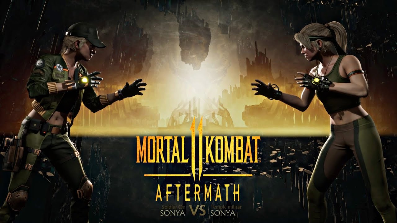 Mortal kombat 11 - sonya blade vs sonya blade (very hard) - YouTube
