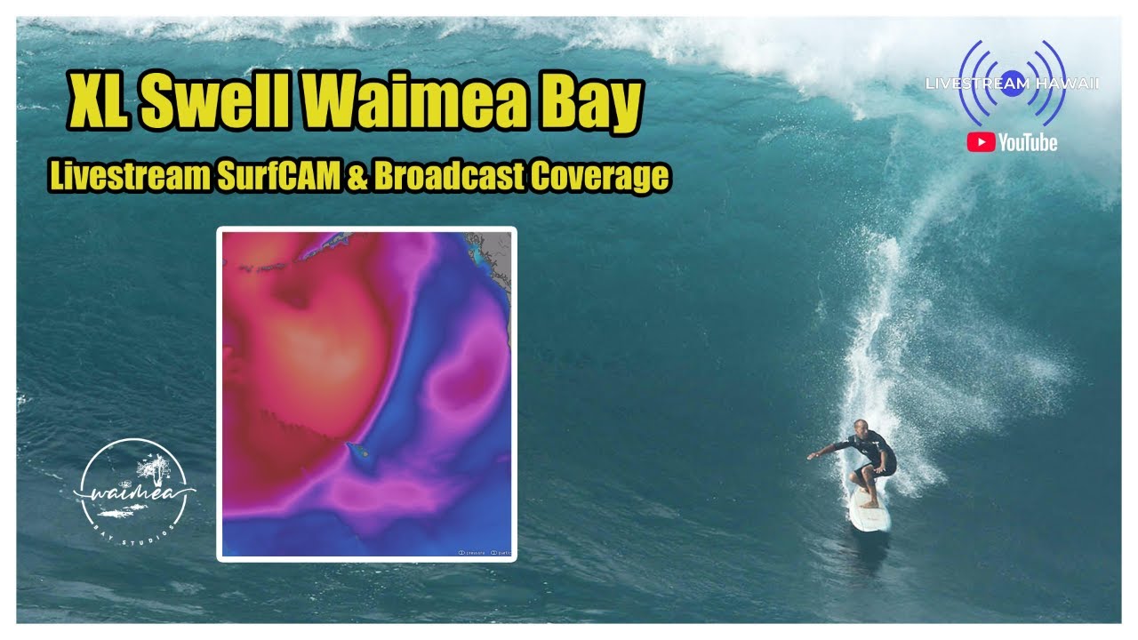 XL Swell Waimea Bay “Happening Live Now!” Nov 30, 2025 - YouTube