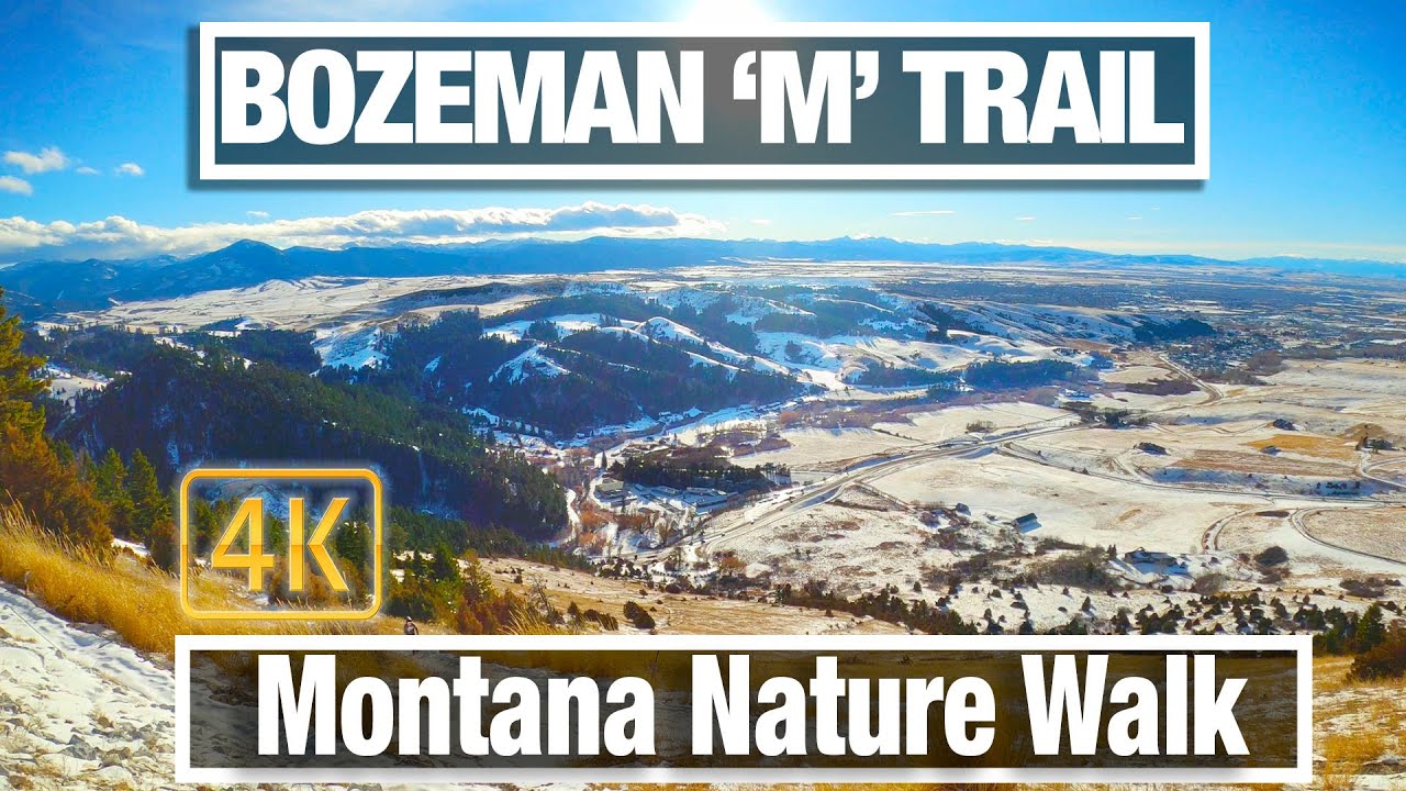 The "M" Trail in Bozeman Montana - Virtual Walking Trail with Treadmill ...