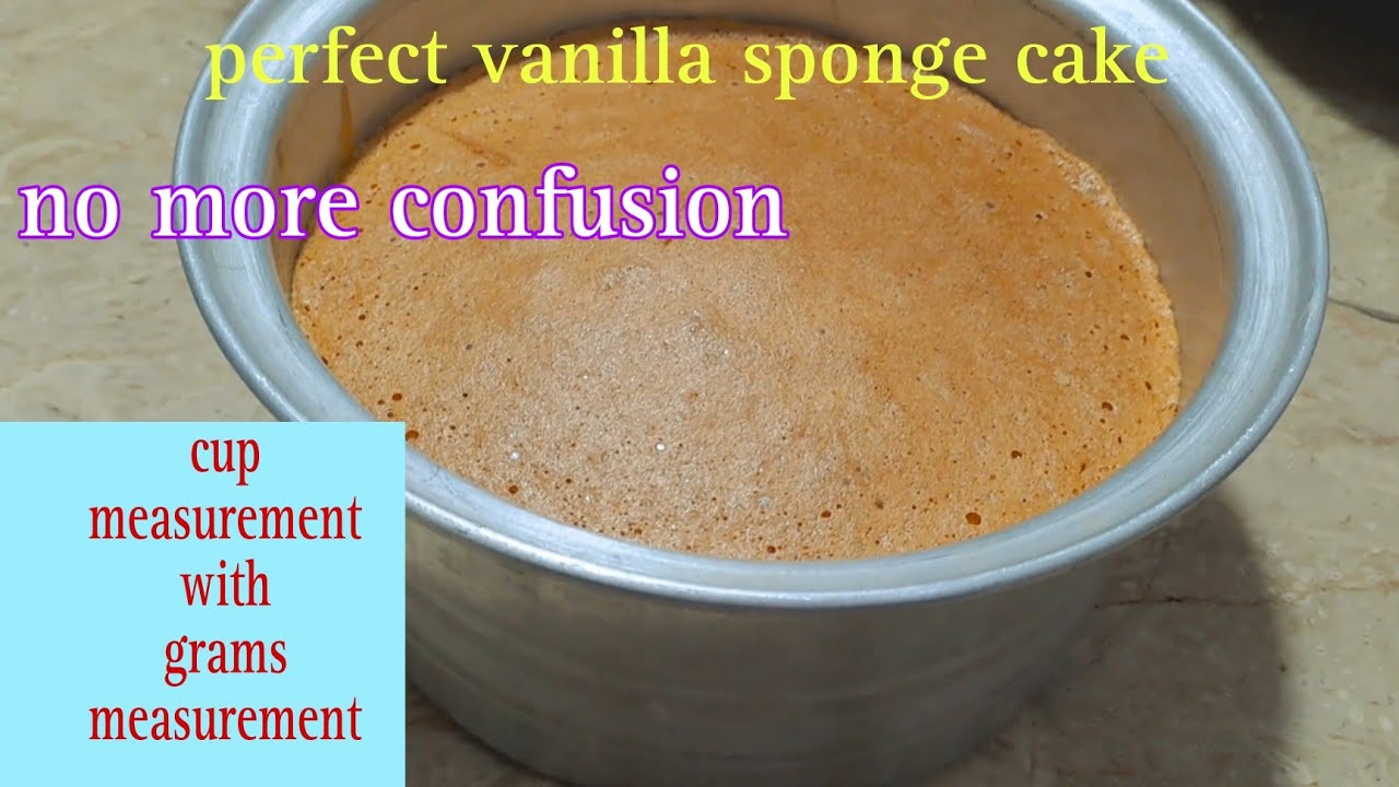 2 pounds vanilla sponge cake recipe - YouTube