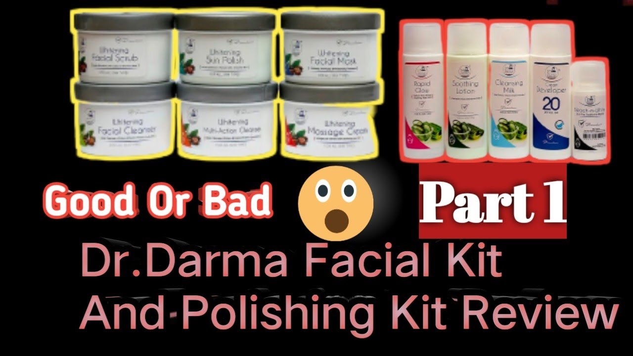Dr.Darma Facial Kit And Polishing Kit Review || Part 1 || Worth Buying ...