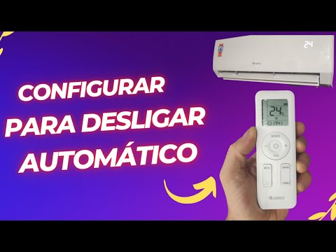 Como programar ar condicionado GREE para desligar sozinho automático DICA RÁPIDA !