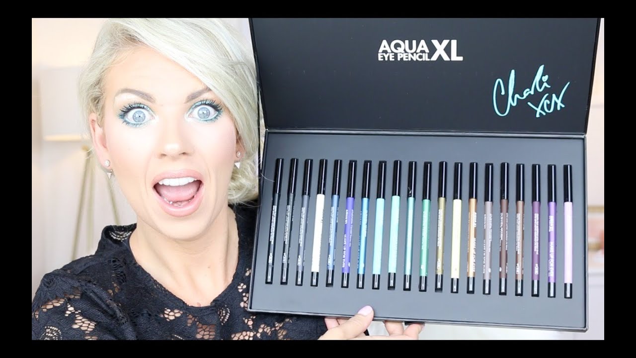 Make Up For Ever x Charli XCX Aqua XL Pencils | First Look & Swatches ...