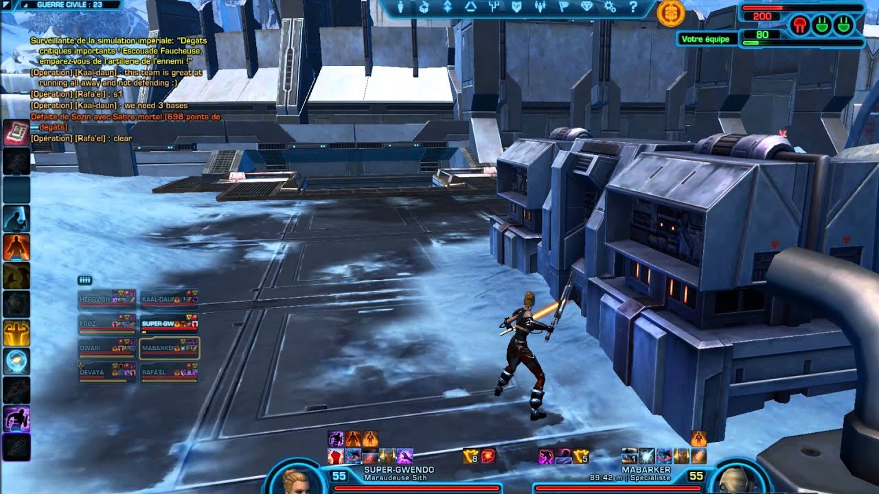 Swtor marauder pvp bg lvl 55 annihilation spec - YouTube