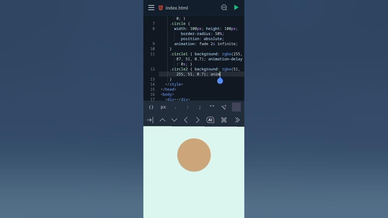 Fading Circles Make Coding Besiccoding Coding Python Javascript Java Htmlcoding Youtube