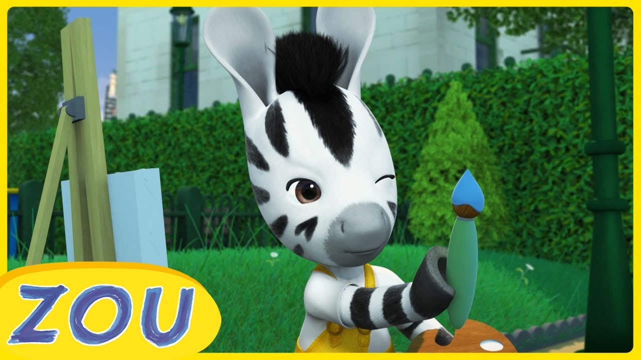 ZOU scopre la pittura | Nuova Compilation Inedita | ZOU in Italiano 🦓 ...