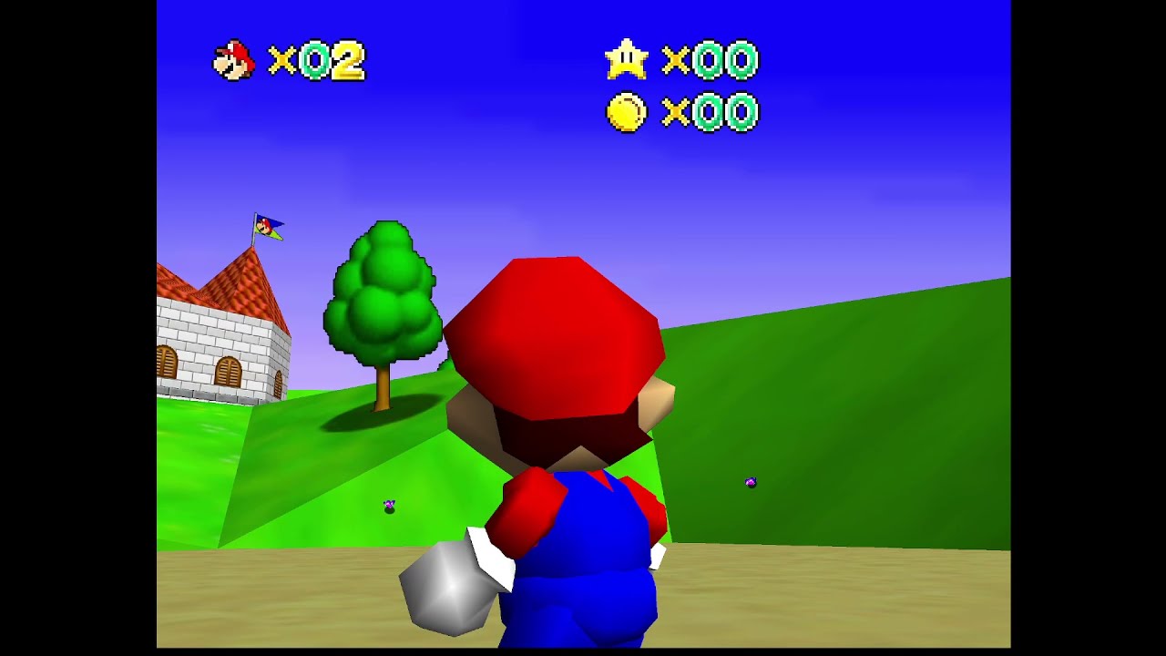 Super Mario 64 B3313 - How to Reach the Altered Version of the Castle ...