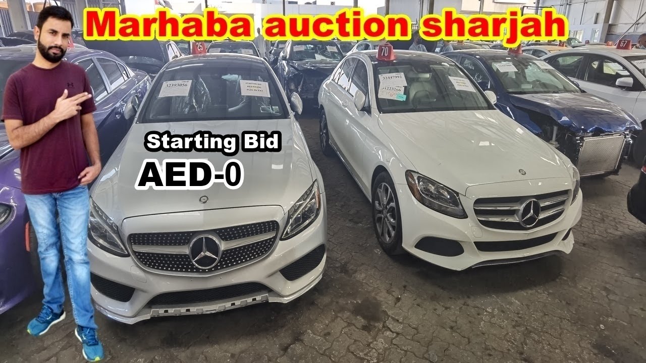 Marhaba Cars Auction Sharjah Cheapest cars - YouTube
