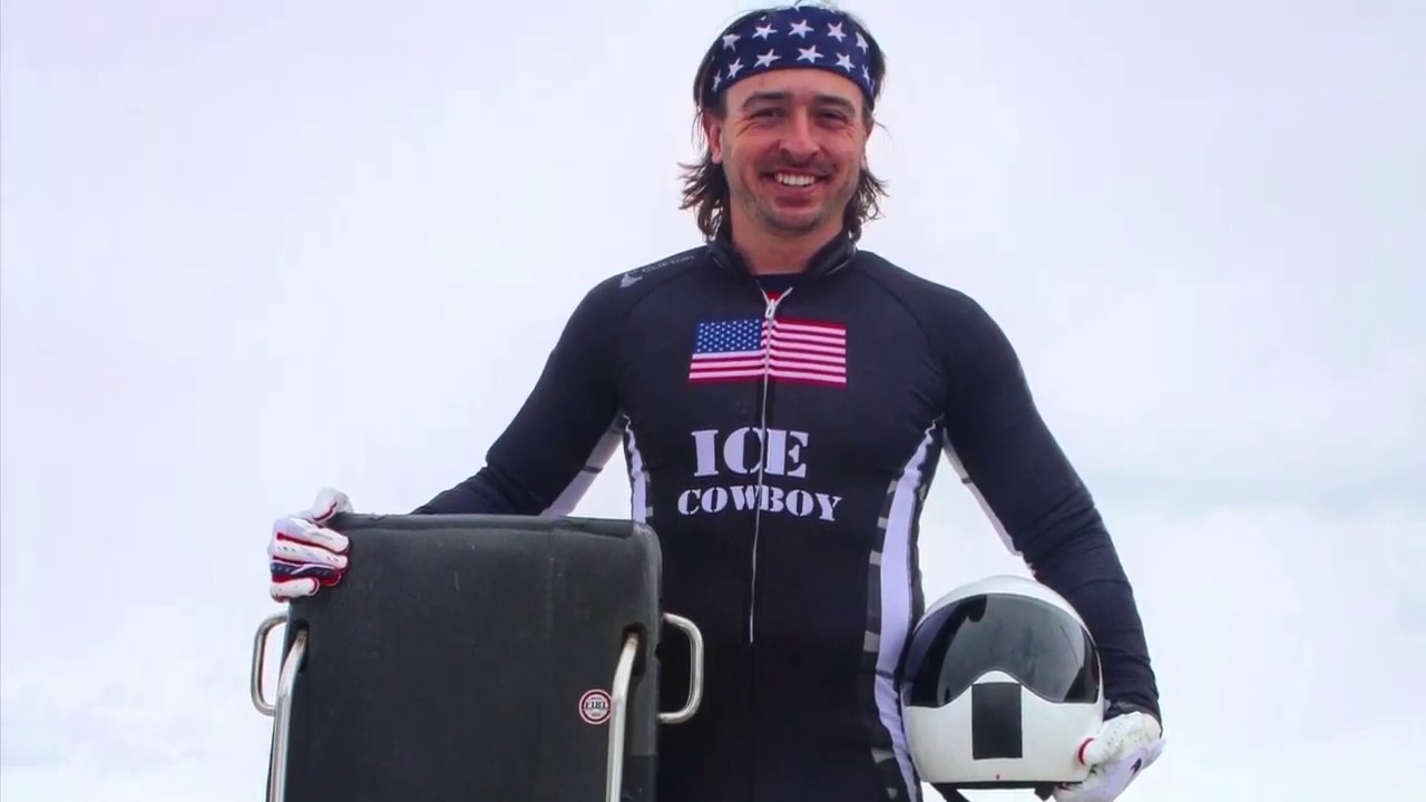 See how Frank Dalena is training to be a skeleton athlete during the ...