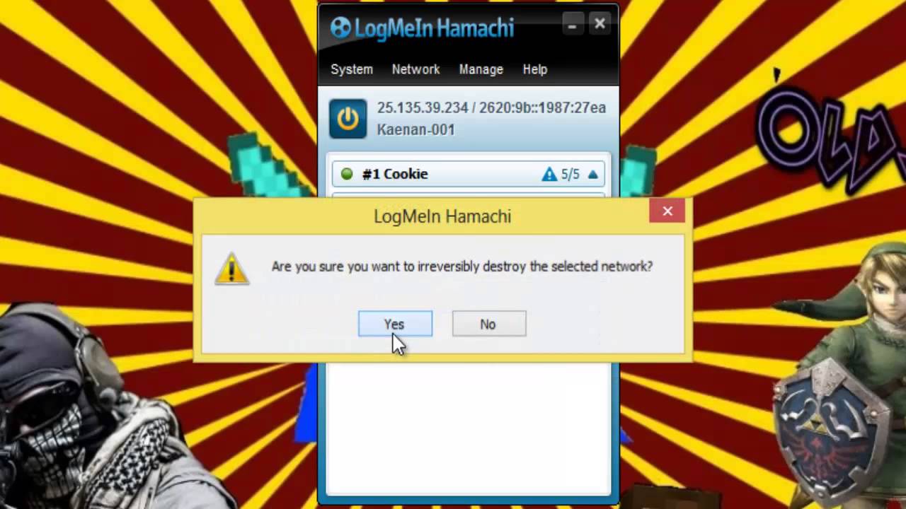 minecraft how to join a hamachi server - YouTube