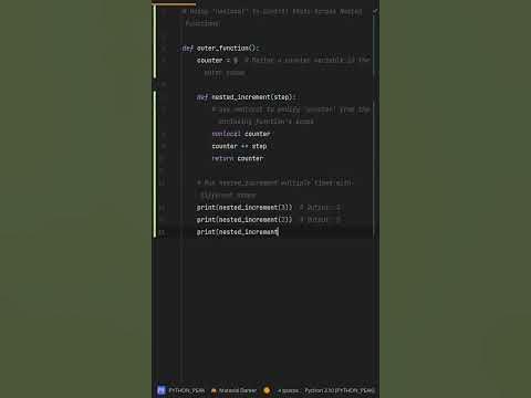 When is Python’s nonlocal surprisingly useful? Master Nonlocal Control ...