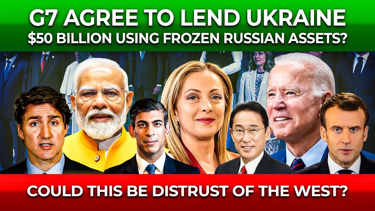 US & G7 Leaders agreed to use Russia Fund for Ukraine's $50 Billion Loan? #g7 # ...