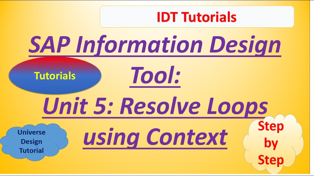 Sap Idt Unit 5 Resolve Loops Using Contexts Practical Examples Youtube