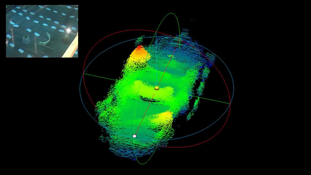 [202012] Underwater Graph-based SLAM Result - YouTube