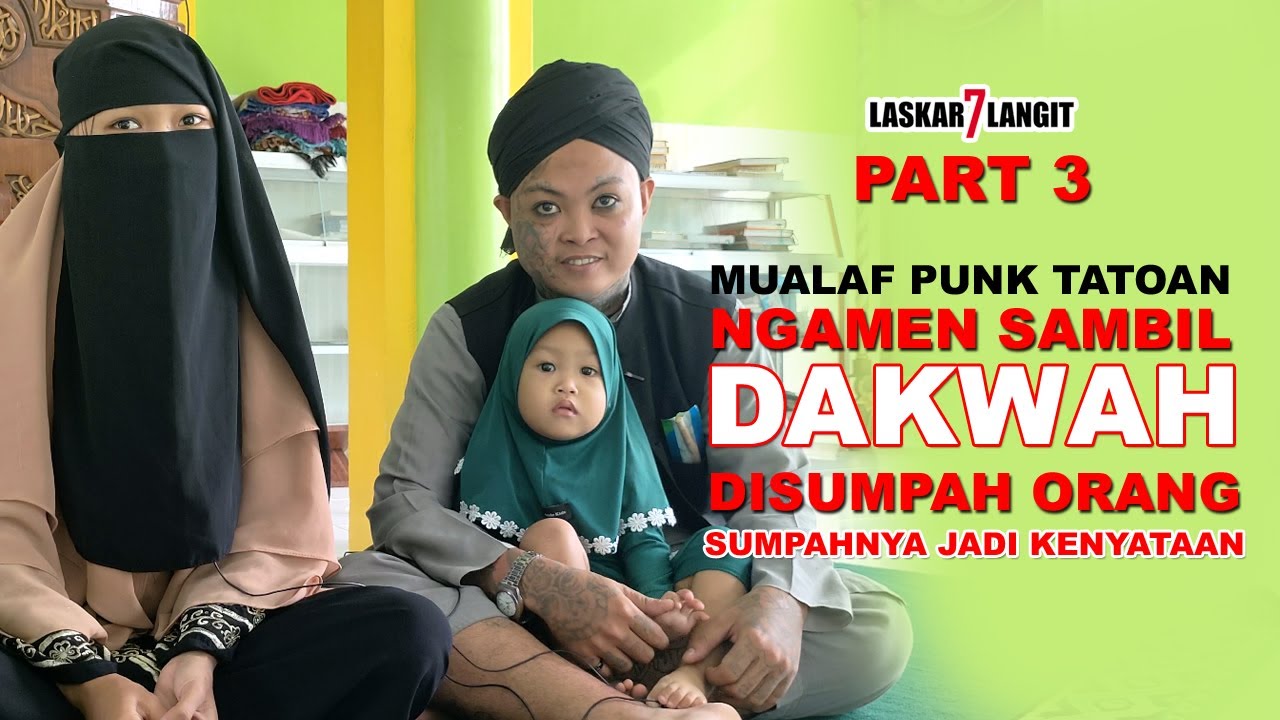 Mualaf Punk Tatoan Kena Sumpah Orang. Ngamen Sambil Dakwah Pakai Baju ...