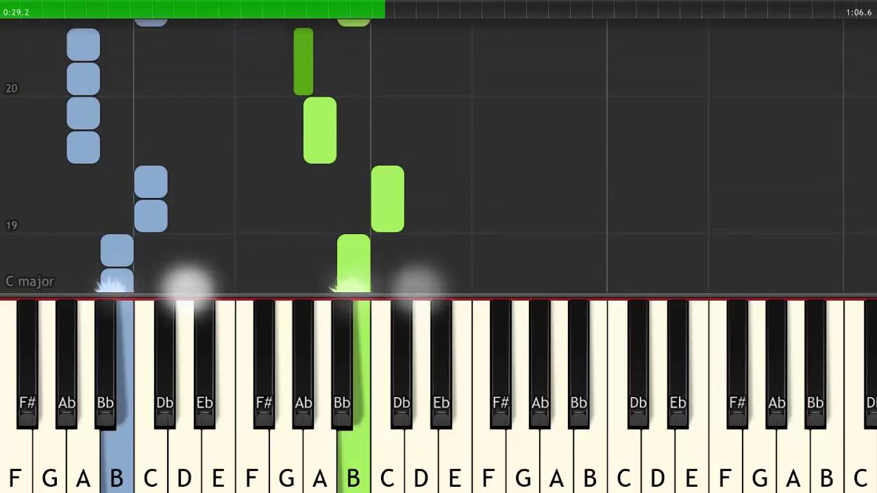 Synthesia Piano Tetris Theme Keyboard - YouTube
