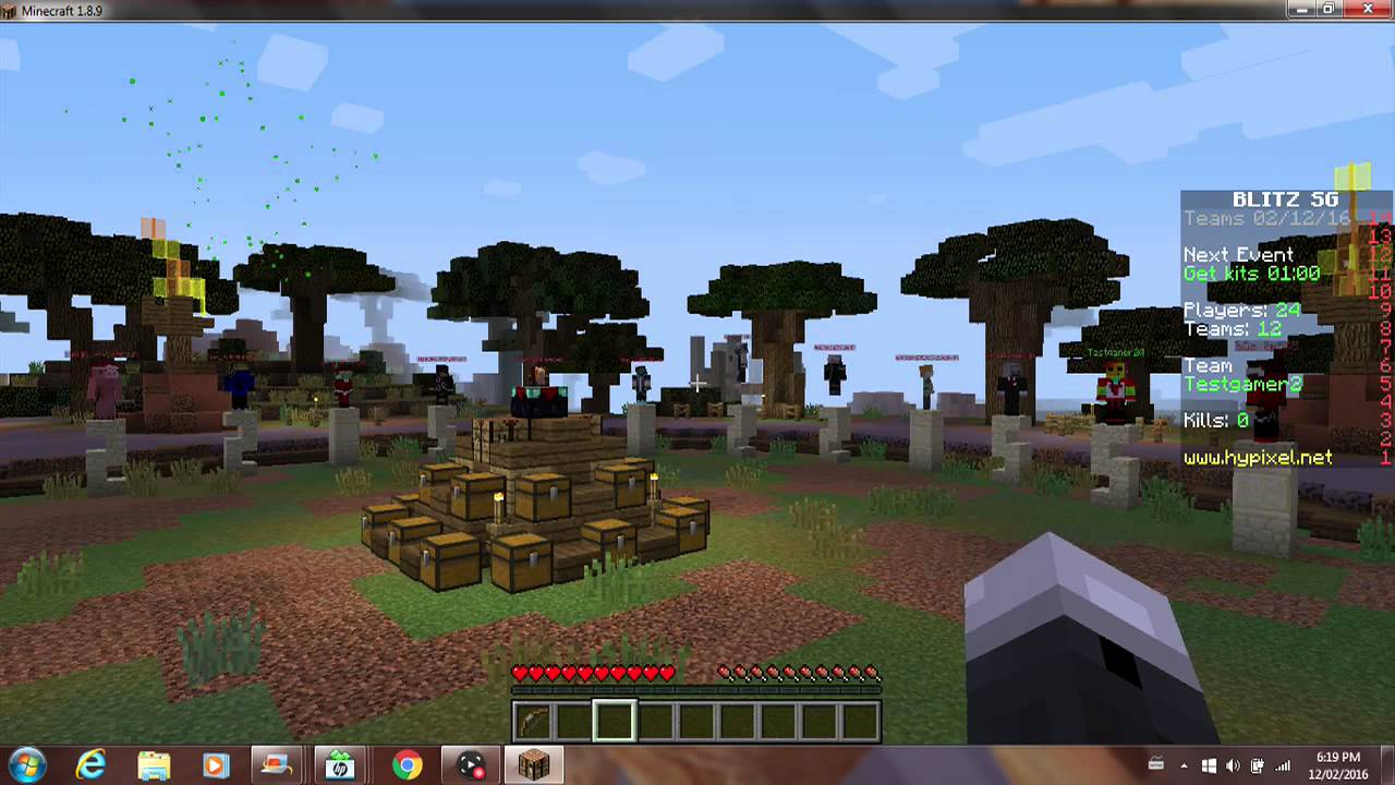 Minecraft Hypixel Games: BLITZ SURVIVAL GAMES - YouTube