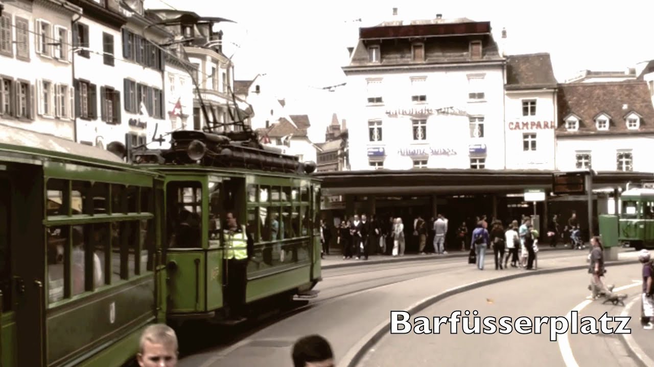 Drämmli Basel Tram Oldtimer sightseeing tour バーゼルのトラム - YouTube