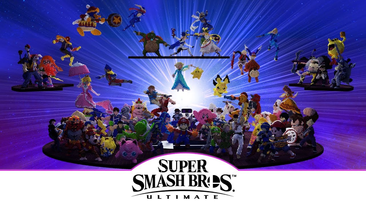 Super Smash Bros Ultimate Built in Minecraft | Timelapse - YouTube