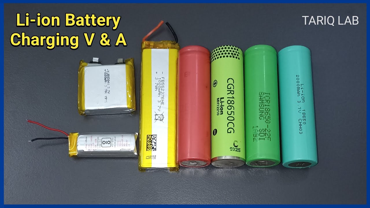 How To Charge Lithium Ion Battery - YouTube