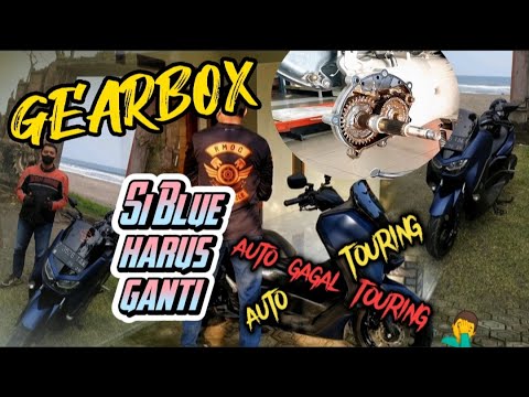 Bongkar GEARBOX Nmax || All New Nmax MV 15 @ariwj #motovlog - YouTube