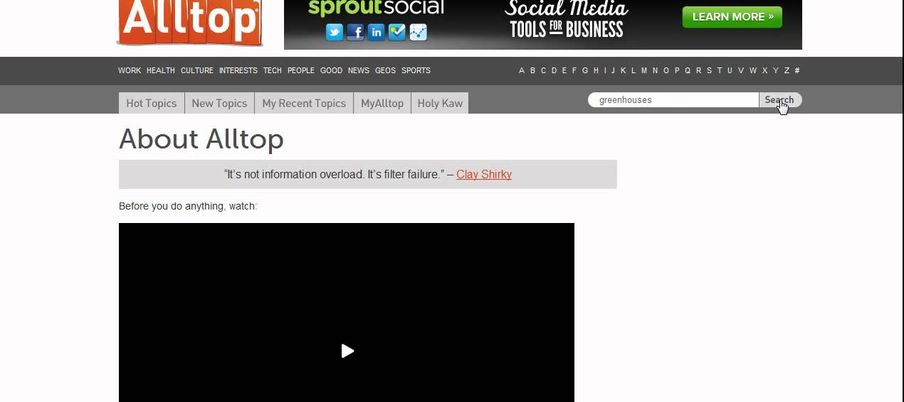 Submitting Your Blog to Alltop - YouTube