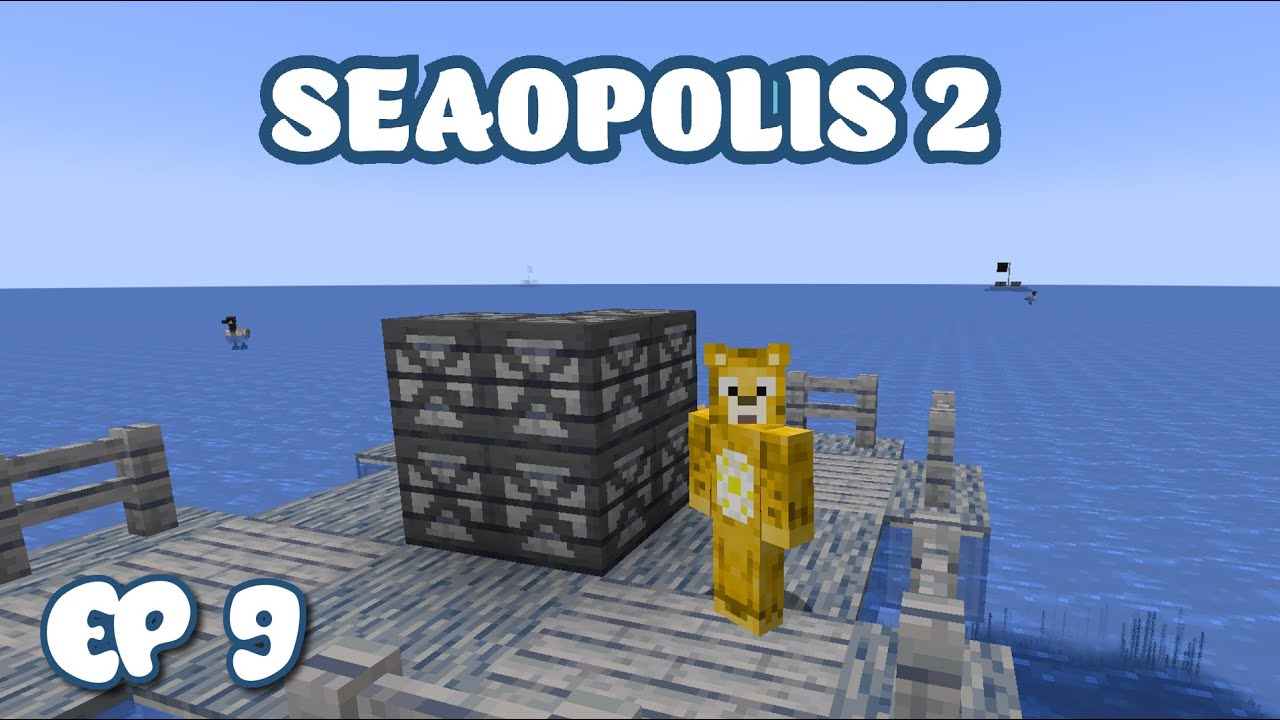 Seaopolis 2 - Ep 9 - Nether Dust and Latex Automation - YouTube