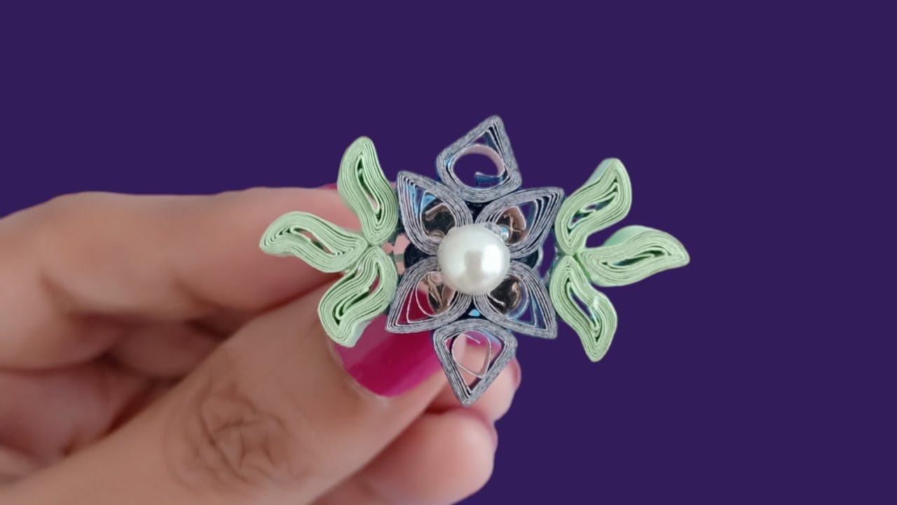 How to Make Quilling Finger Ring Tutorial - YouTube