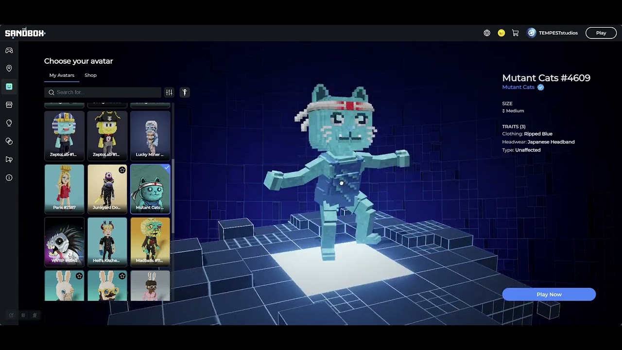How to join the Mutant Cats Social Hub on Sandbox - Tutorial - YouTube