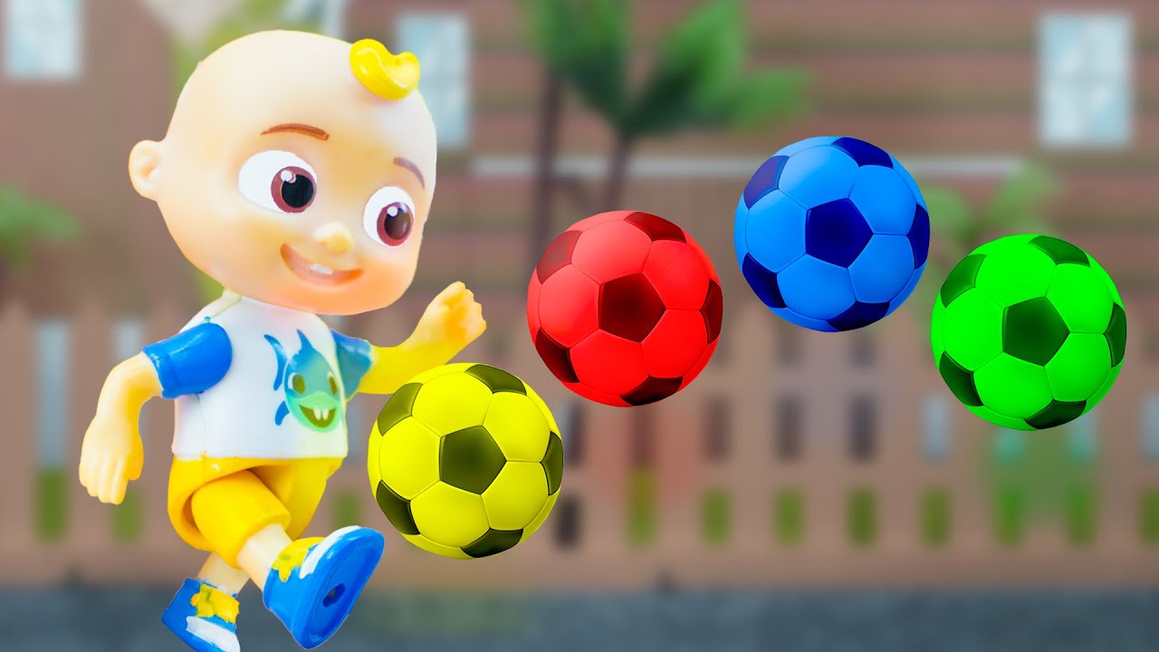 Color Balls x Finger Family | CoComelon Toys Nursery Rhymes & Kids ...