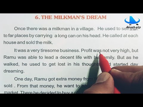 The Milkman's Dream | English reading | English practice | English ...