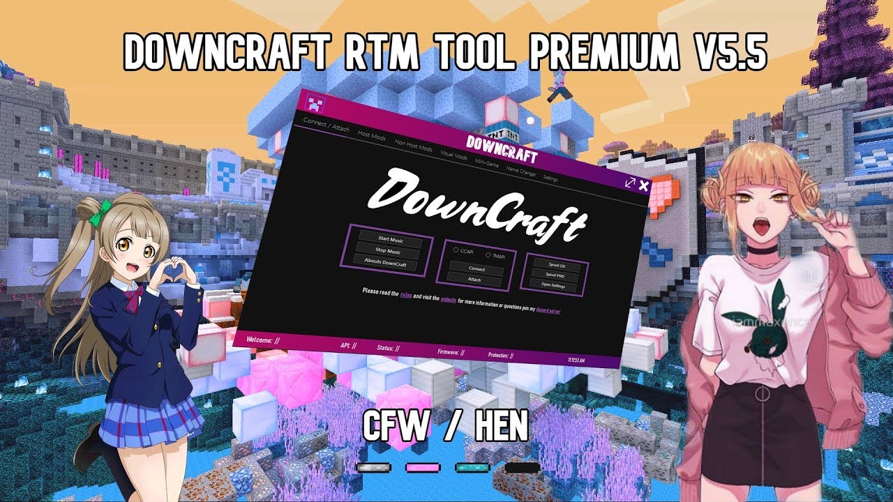 [PS3/CFW/HEN] Minecraft RTM TOOL DOWNCRAFT PREMIUM V5.5 AVAILABLE NOW ...