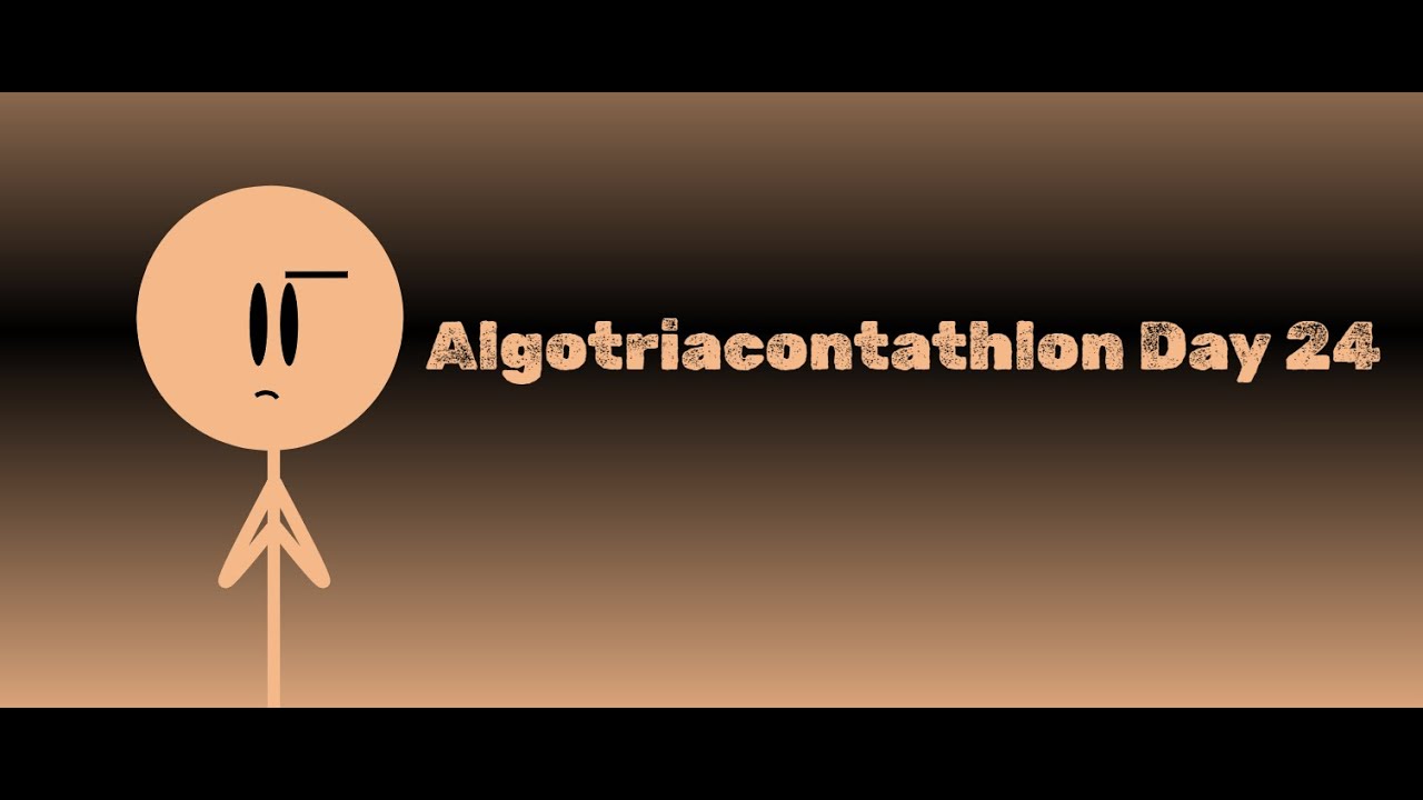 Algotriacontathlon Day 24: Rejoin Day!!! - YouTube