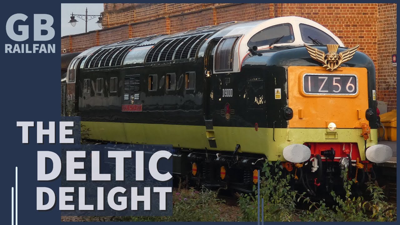 The Deltic Delight Railtour at Wakefield Kirkgate - 24/09/2022 - YouTube