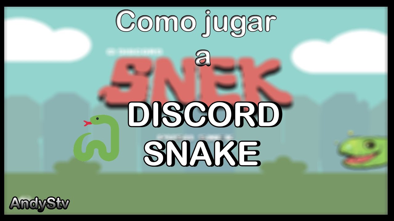 Jugar a la Snake de Discord | Easter Egg - YouTube