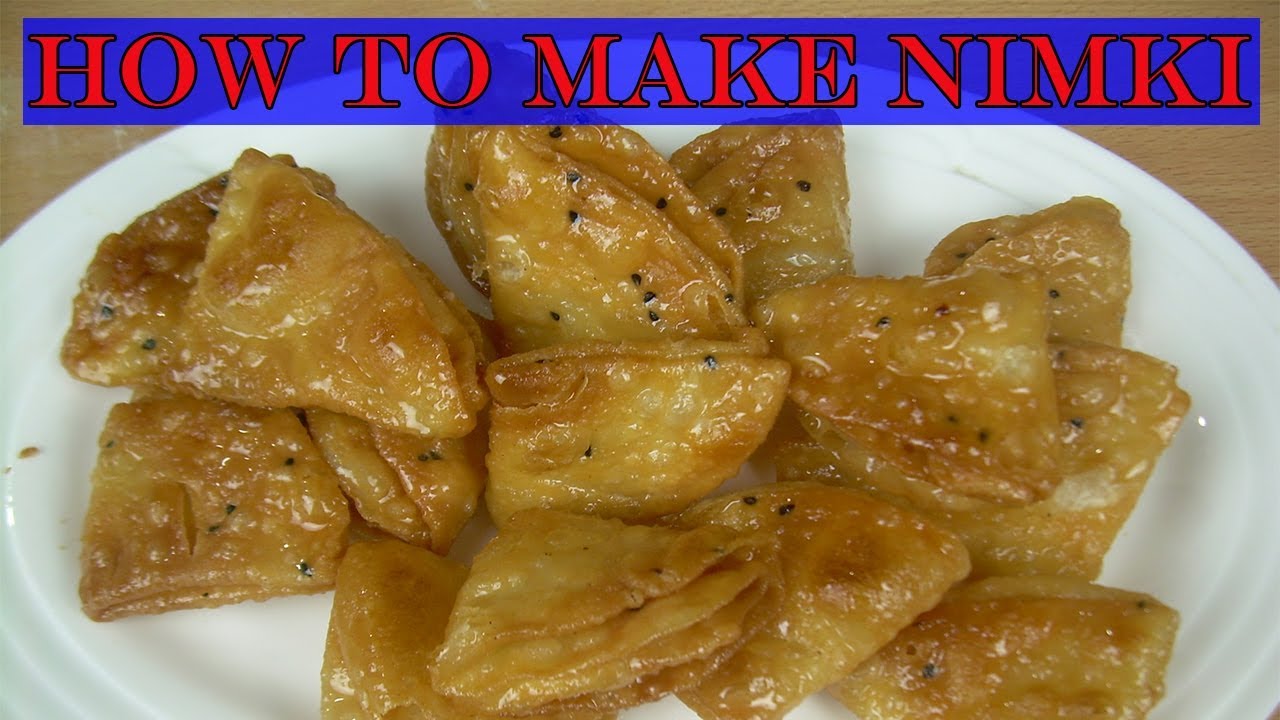 Nimki Recipe | How To Make Crispy Nimkee Recipe Very Easy - YouTube