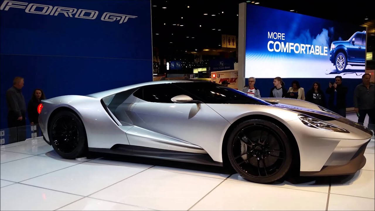 2016 Ford GT Supercar 360 Degree view Chicago Car Show - YouTube