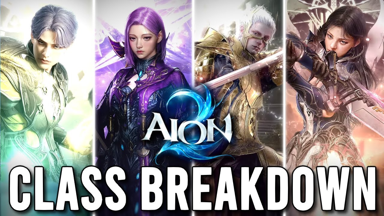 Aion 2 - All 8 Classes Explained - Class Trailers & Gameplay - YouTube
