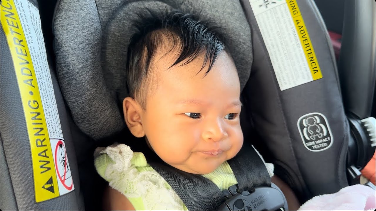 She just wake up on car rides - YouTube