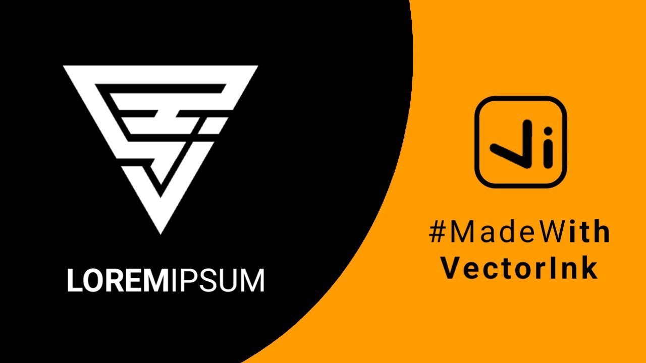 Your Logo Initial in a Triangle | Mobile Editing - YouTube