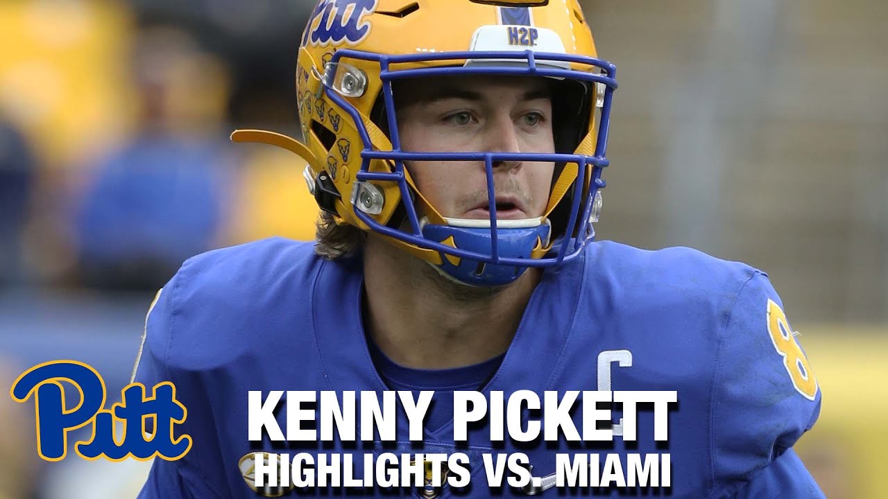 Pitt's Kenny Pickett Throws His Way Into History Versus Miami - YouTube