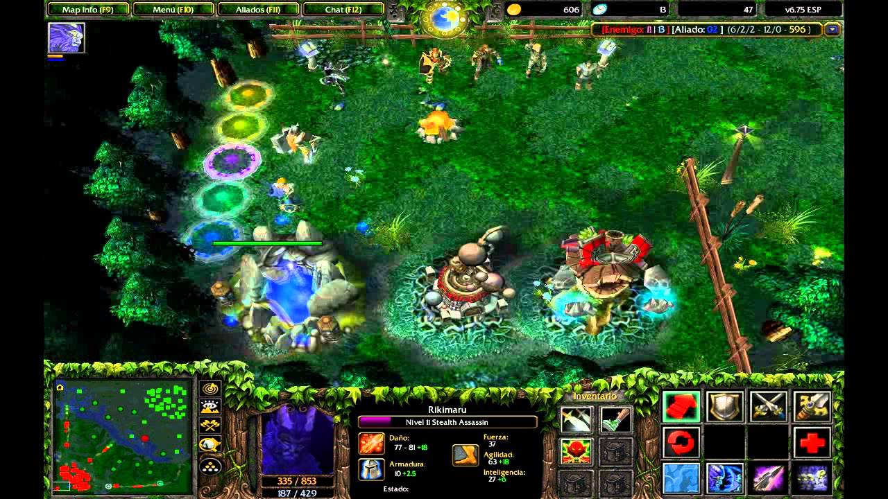 Dota 3v3 no hands - YouTube