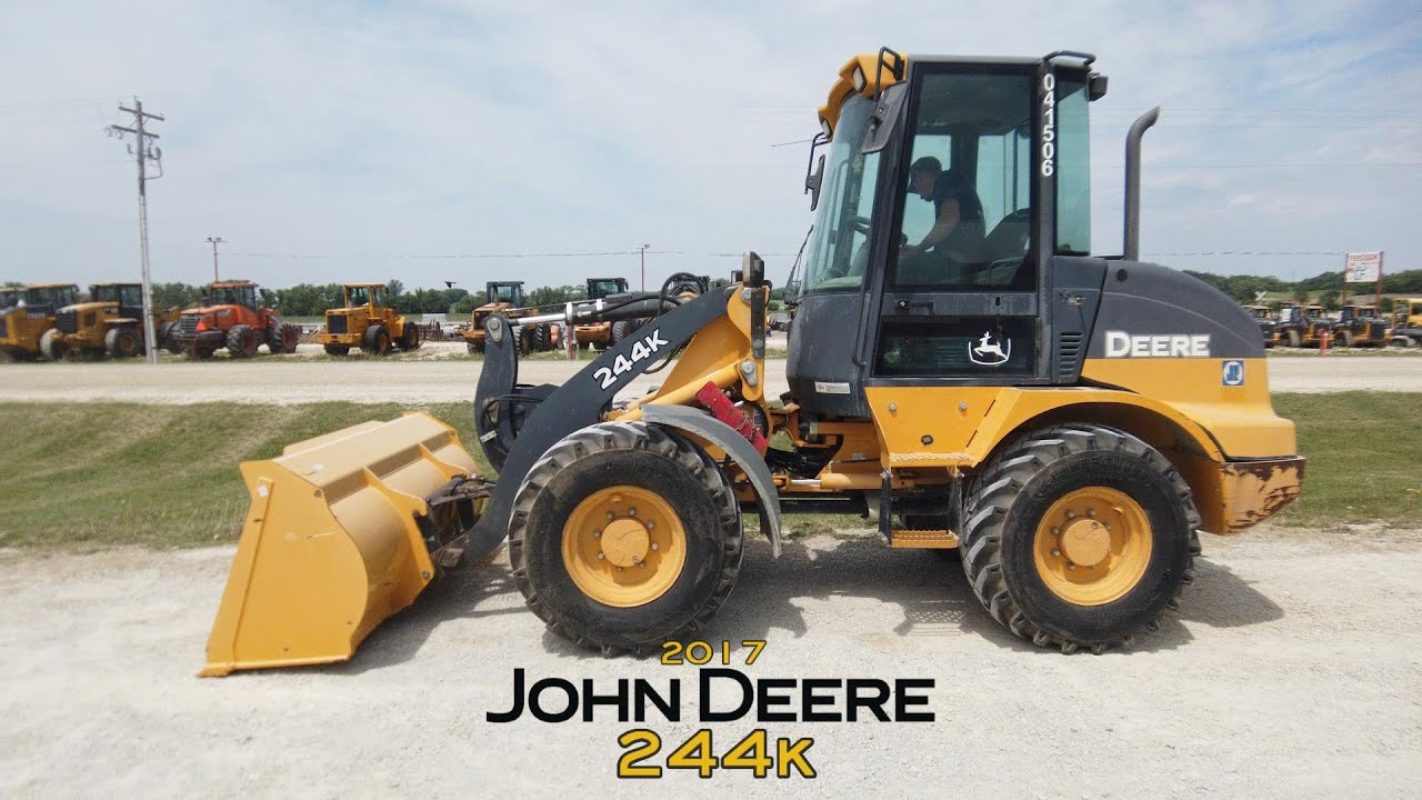 2017 John Deere 244K - YouTube