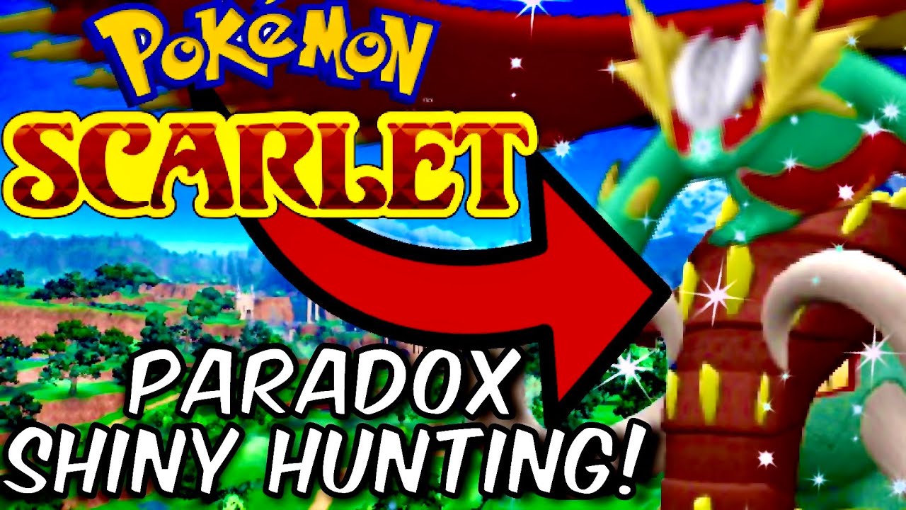 POKEMON SCARLET/VIOLET PARADOX SHINY HUNTING LIVE IN CO-OP!! GOLDEN ...