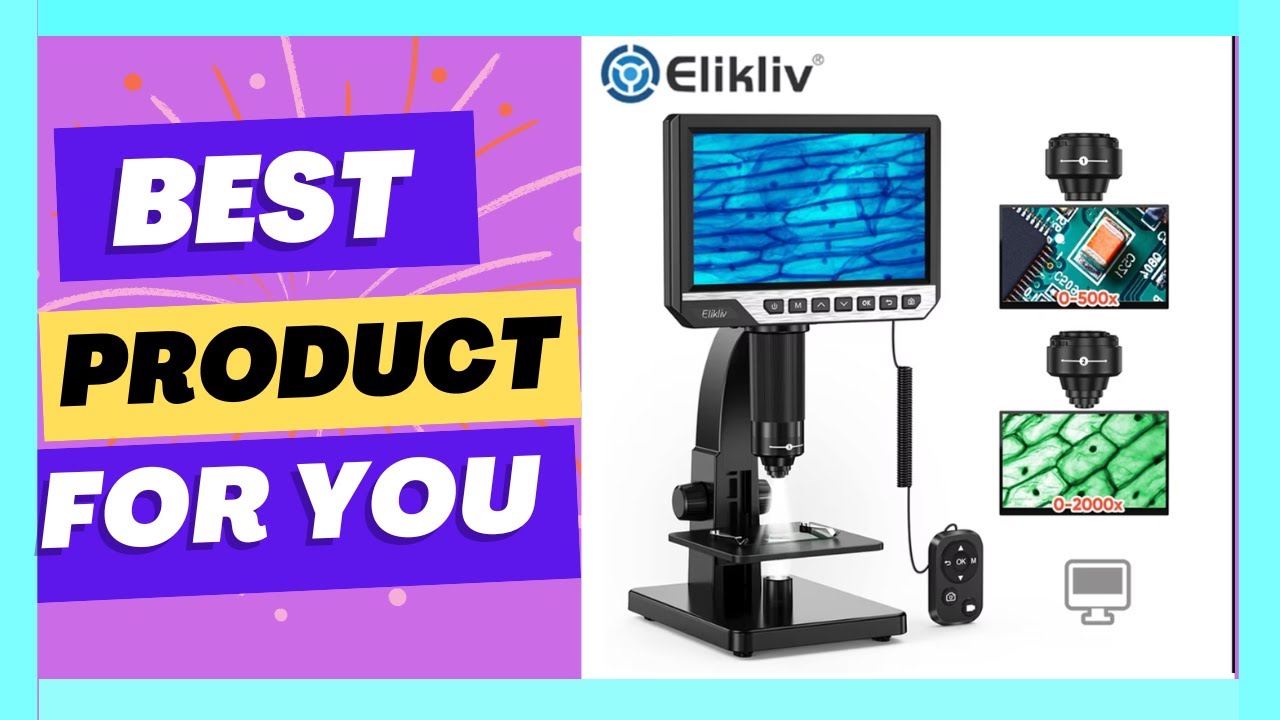 Best Elikliv EDM11S Digital Microscope Review - YouTube