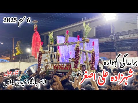 6 Muharram Bramdagi Jhoola Ali Asgar as | Zaidi House Shah Jamal 2025