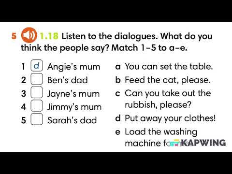 Unit 1.1. Student's book. Ex. 5 (p. 11). Audio 1.18. Go getter 3.