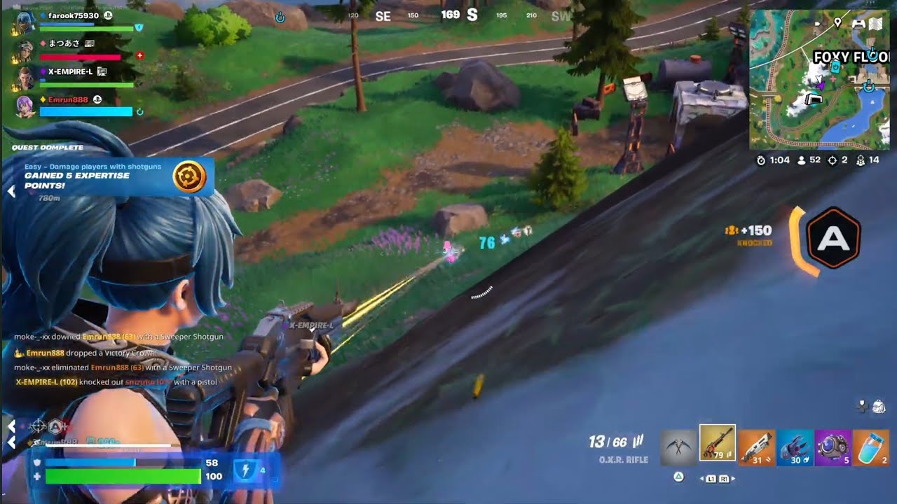 Fortnite Chapter 6 Season 4 Shock 'N Awesome Zero Build Gameplay Shadow ...