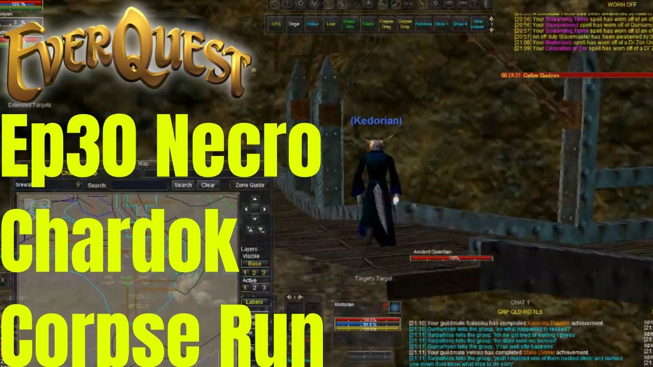 Ep30 Deep Chardok Corpse Run Everquest TLP (Kedorian-Necro) - YouTube